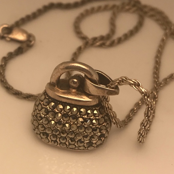 Vintage | Jewelry | Vintage Sterling Purse Locket Chain | Poshmark